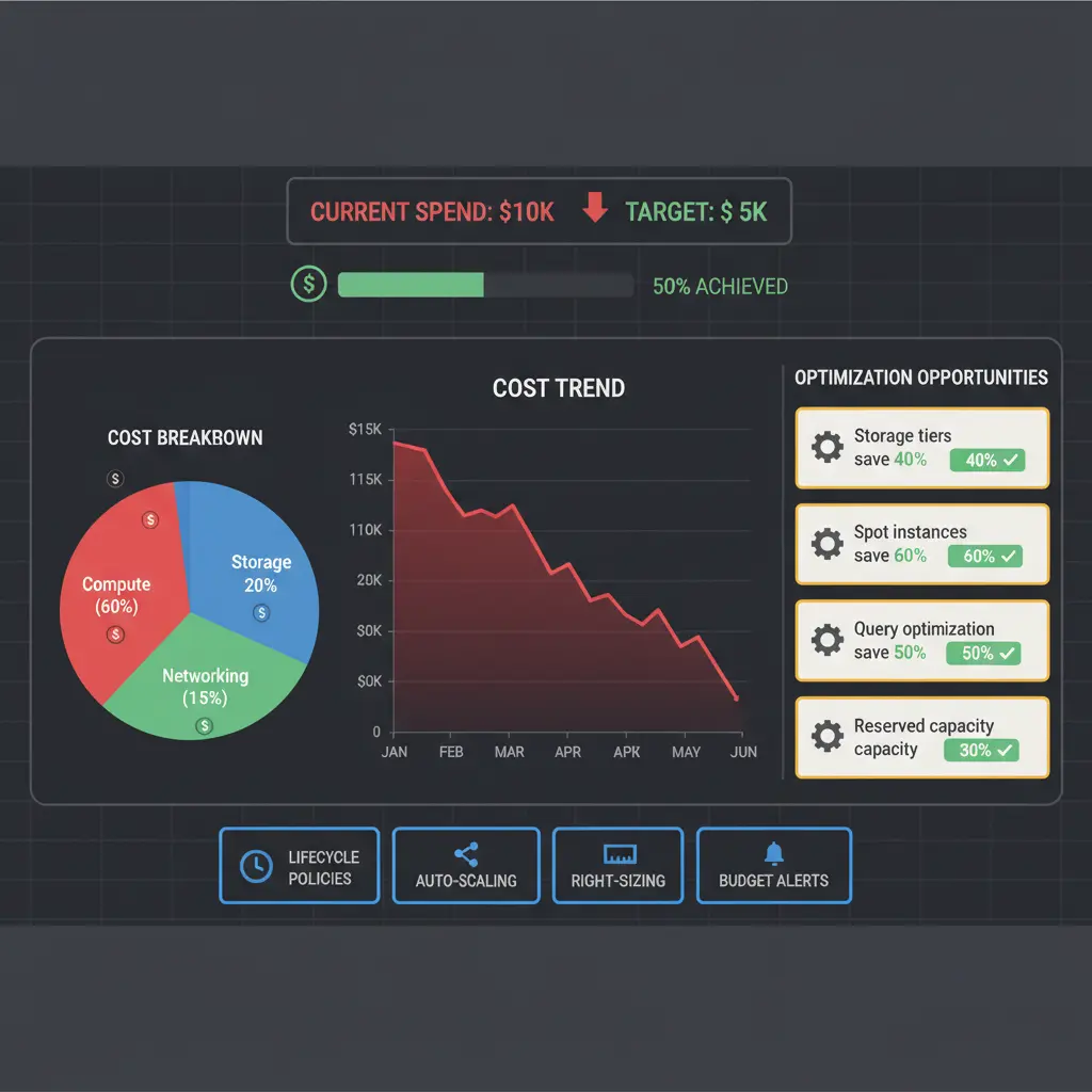 Cost Optimization cho Data Platform: Giảm 40-60% Cloud Bills | Carptech