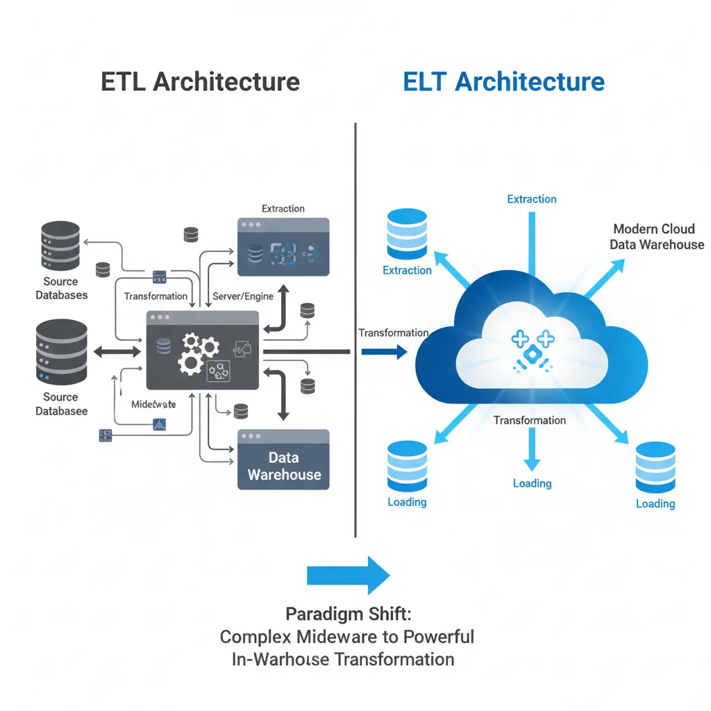 ETL vs ELT: Paradigm Shift trong Data Engineering | Carptech